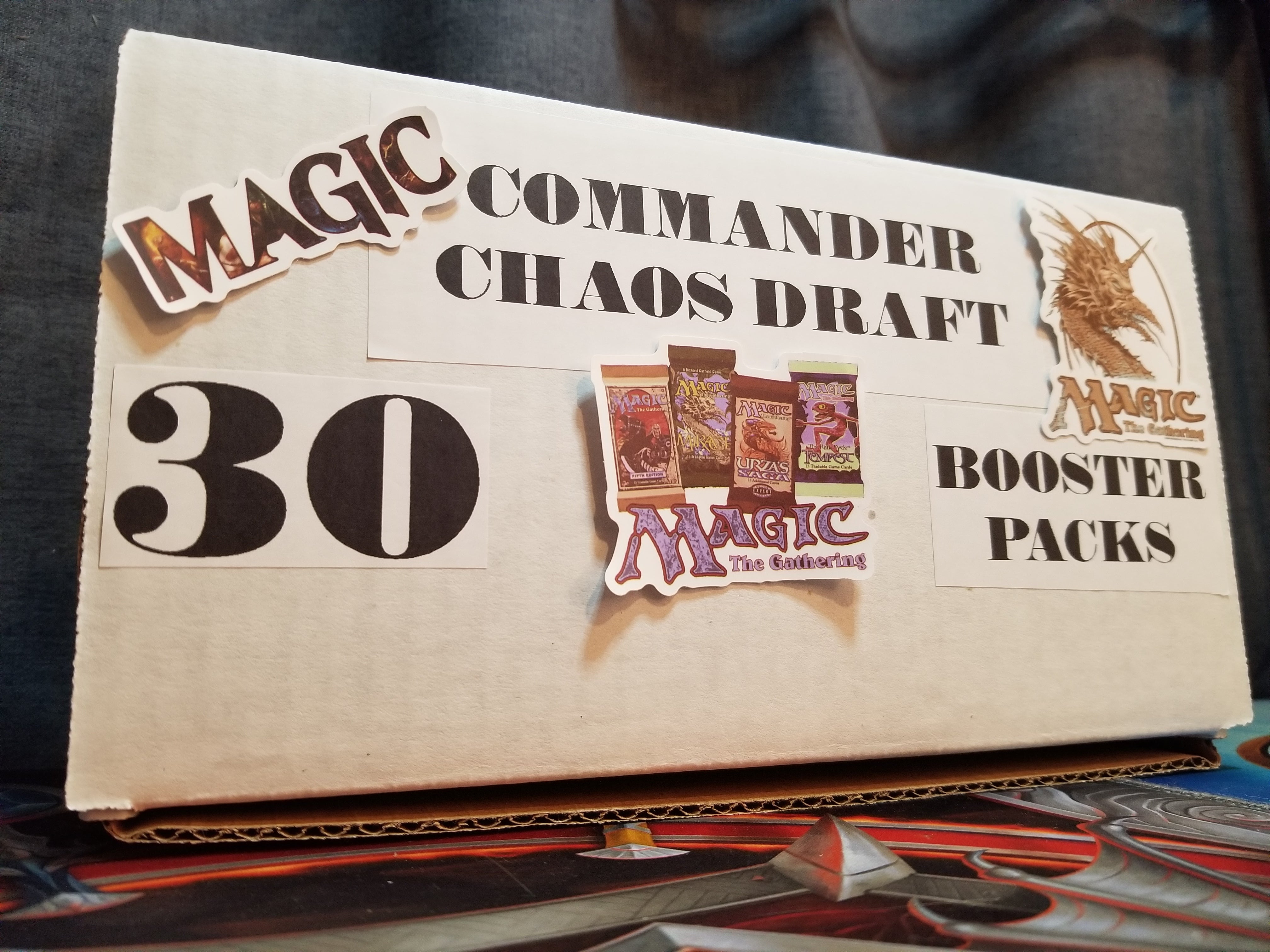 Magic: The Gathering Commander Chaos Draft - 30 Customized Commander D ...