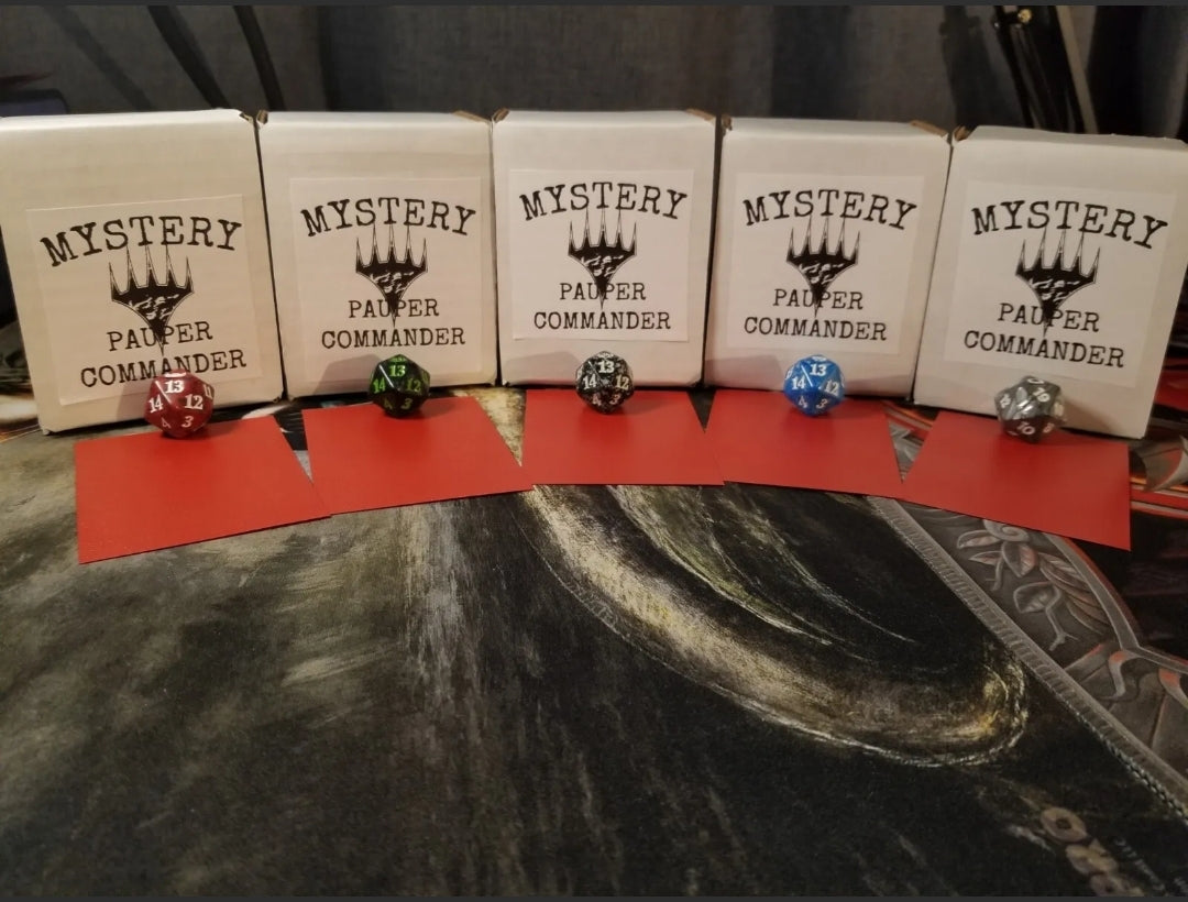 Pauper Commander Mystery Decks, 100 Card Fully Sleeved Ready to Play D ...